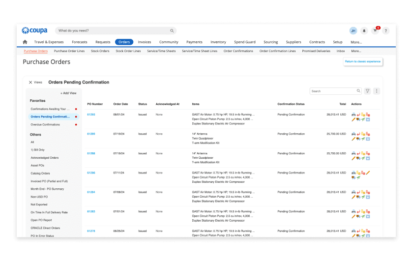 PO Collaboration Software ⎸ Coupa