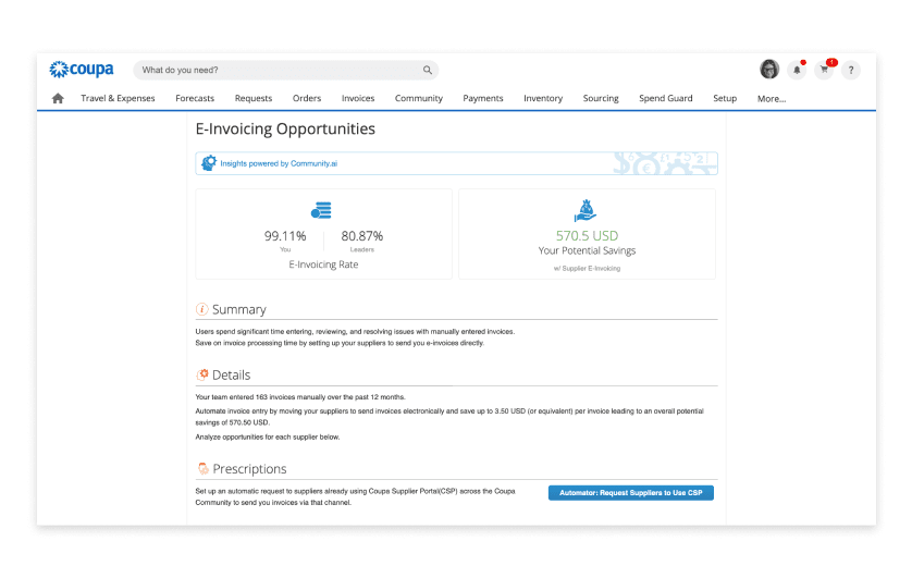 Invoicing | Coupa