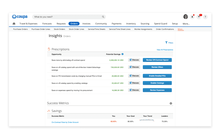 Intake & Purchase Order Management | Coupa