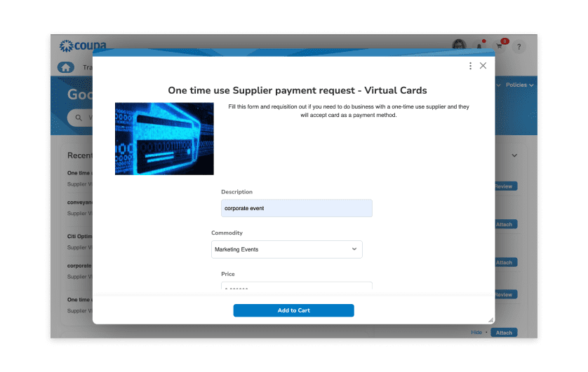 Virtual Cards | Coupa