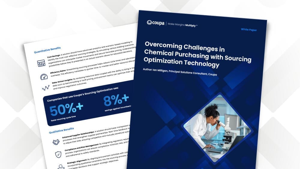Smarter Chemical Procurement with Sourcing Optimization | Coupa