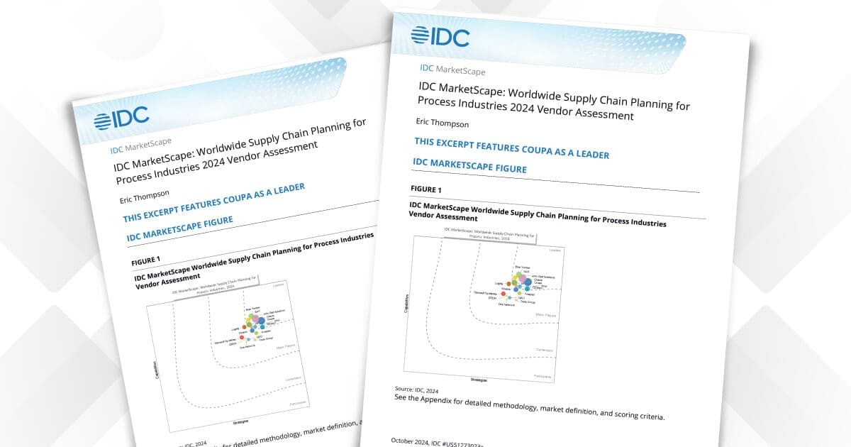 Process Manufacturing & Supply Chain Design | Coupa