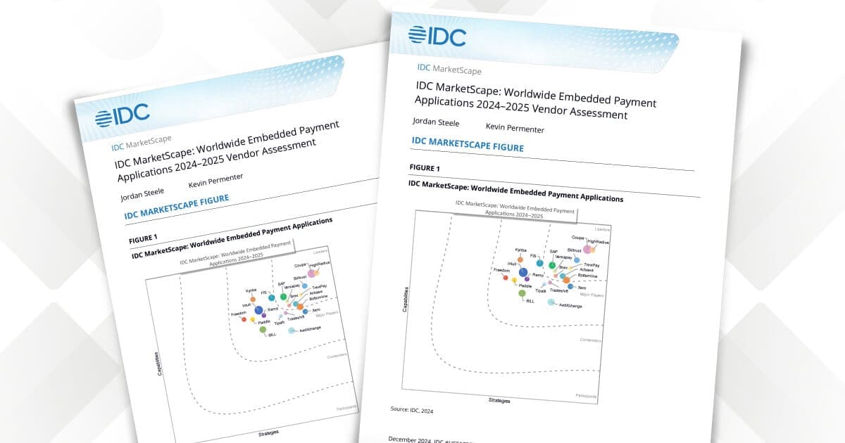 Coupa Named a Leader in IDC MarketScape: Worldwide Embedded Payment ...
