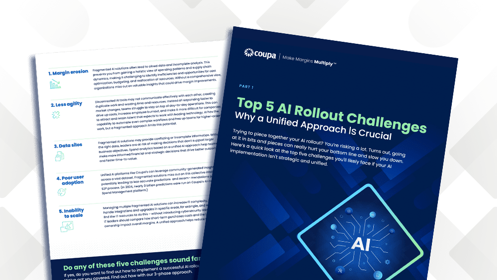 Top 5 AI Rollout Challenges | Coupa