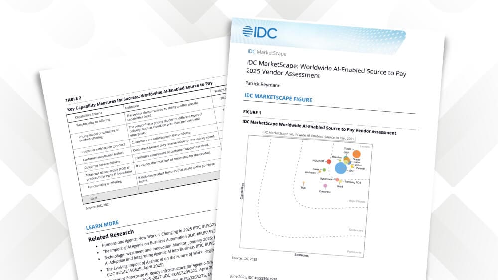 IDC MarketScape: Evaluación mundial de proveedores de Source-to-Pay ...