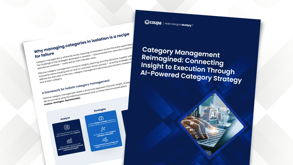 Reimagining Category Management for the Age of AI | Coupa